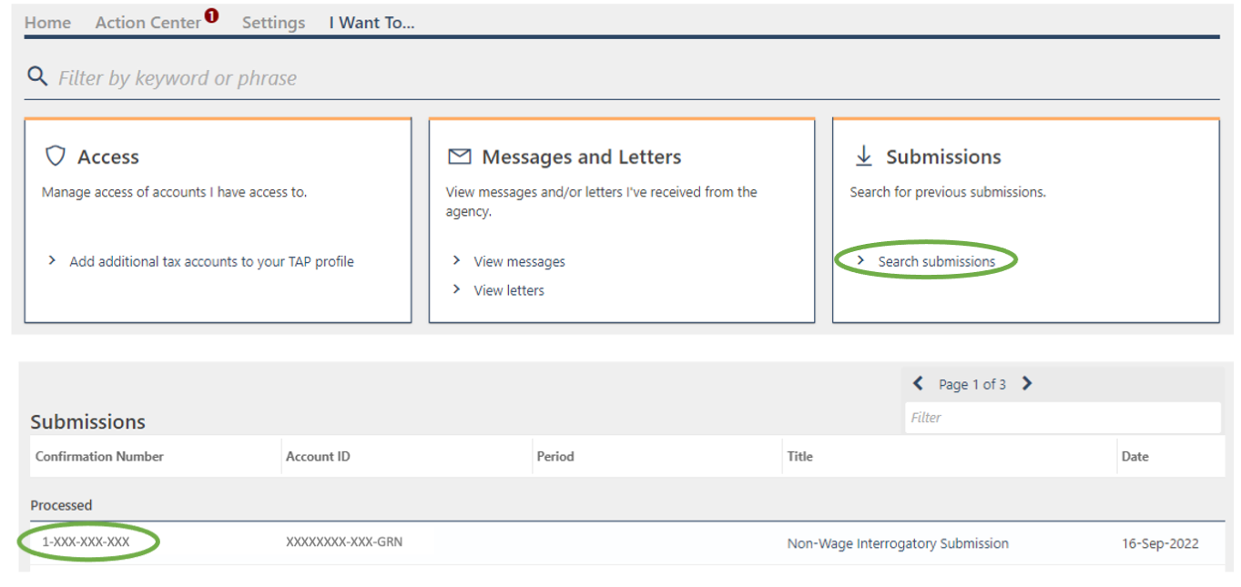 TAP FAQ Help for Garnishments | TAX – Production